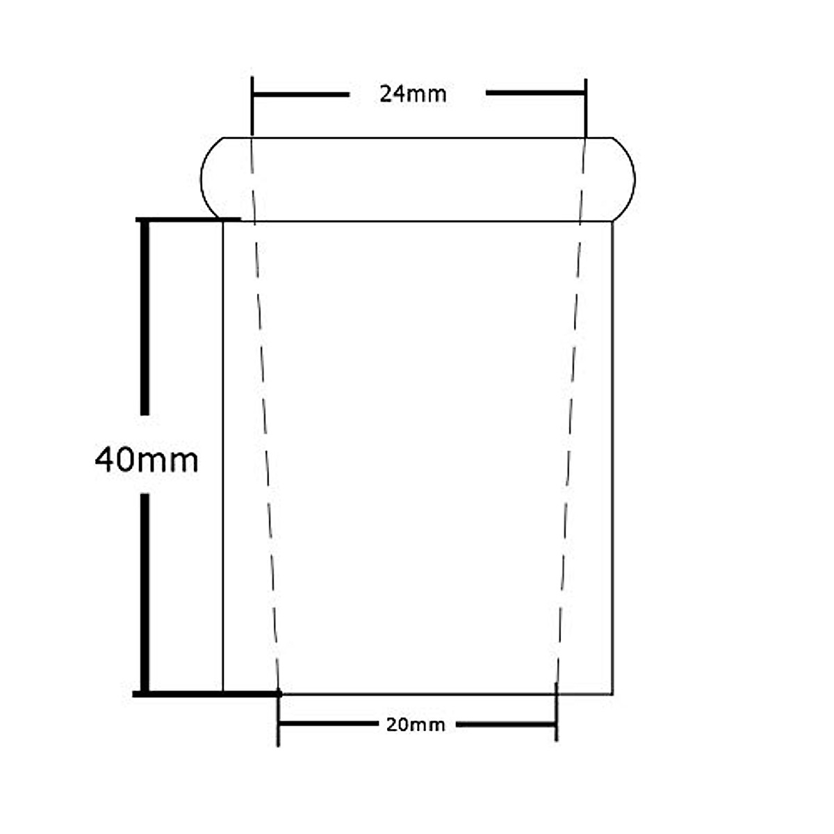 Laboy Glass Single Neck Flat Bottom Boiling Flask 1000mL with 24/40 Joint Heavy Wall Receiving Apparatus Organic Chemistry Lab Glassware