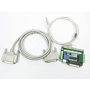 Davitu Motor Driver - CNC Router Kit,TB6600 3 Stepper Motor Driver Controller kit 5A one 5 Axis breakout board for 23 motors