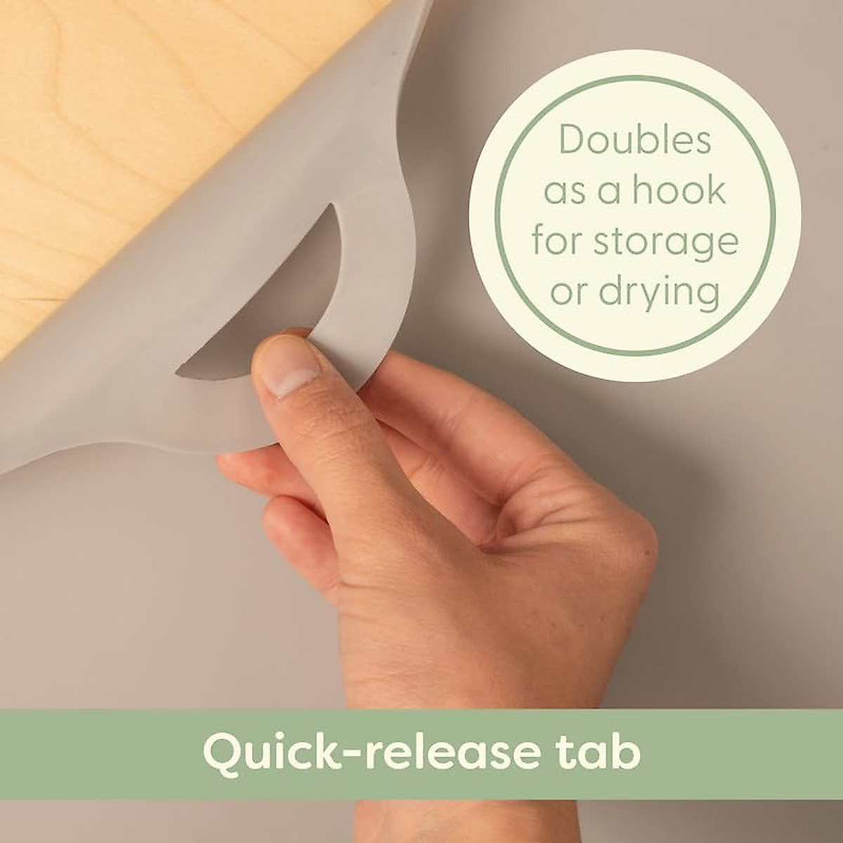 UpwardBaby Silicone Baby & Toddler Placemats - Non-Slip Table Protector for Eating at Home & Restaurants - Baby Essentials - Silicone Placemat