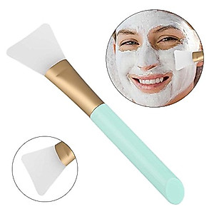 2 PCS Face Mask Beauty Tool Soft Silicone Facial Mud Mask, Brush Hairless Body Lotion And Butter Applicator