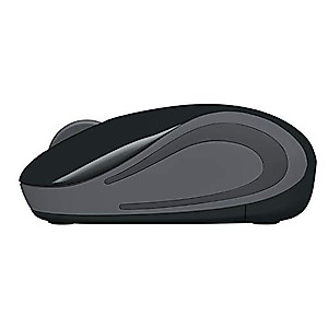 Logitech Wireless Mini Mouse M187 Ultra Portable, 2.4 GHz with USB Receiver, 1000 DPI Optical Tracking, 3-Buttons, PC / Mac / Laptop - Black