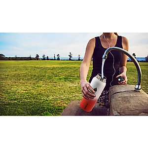 SENDESTAR Insulated Water Bottle W/Straw lid & Sport lid 32-40oz, Stainless Steel Vacuum Wide Mouth Sports Water Bottle Double Wall Sweat-Proof BPA Free Keep Cold or Hot for Hrs(Yellow&Pink)