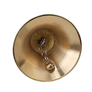 Super Loud Solid Brass Hand Call Bell