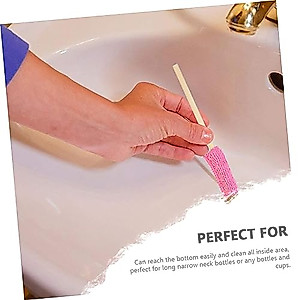 Zerodeko 24 Pcs Cleaning Stick Blinds Cleaner Crevice Cleaning Tool dusters Spider Web Brush Washing Cleaners House Accessories for Home Tool Cleaning Brush Microfiber dust Brush