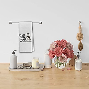 Dibor It’s Not Dog Hair It’s Alaskan Malamutes Glitter Kitchen Towels Dish Towels Dishcloth,Cute Dog Decorative Absorbent Drying Cloth Hand Towels Tea Towels for Bathroom Kitchen