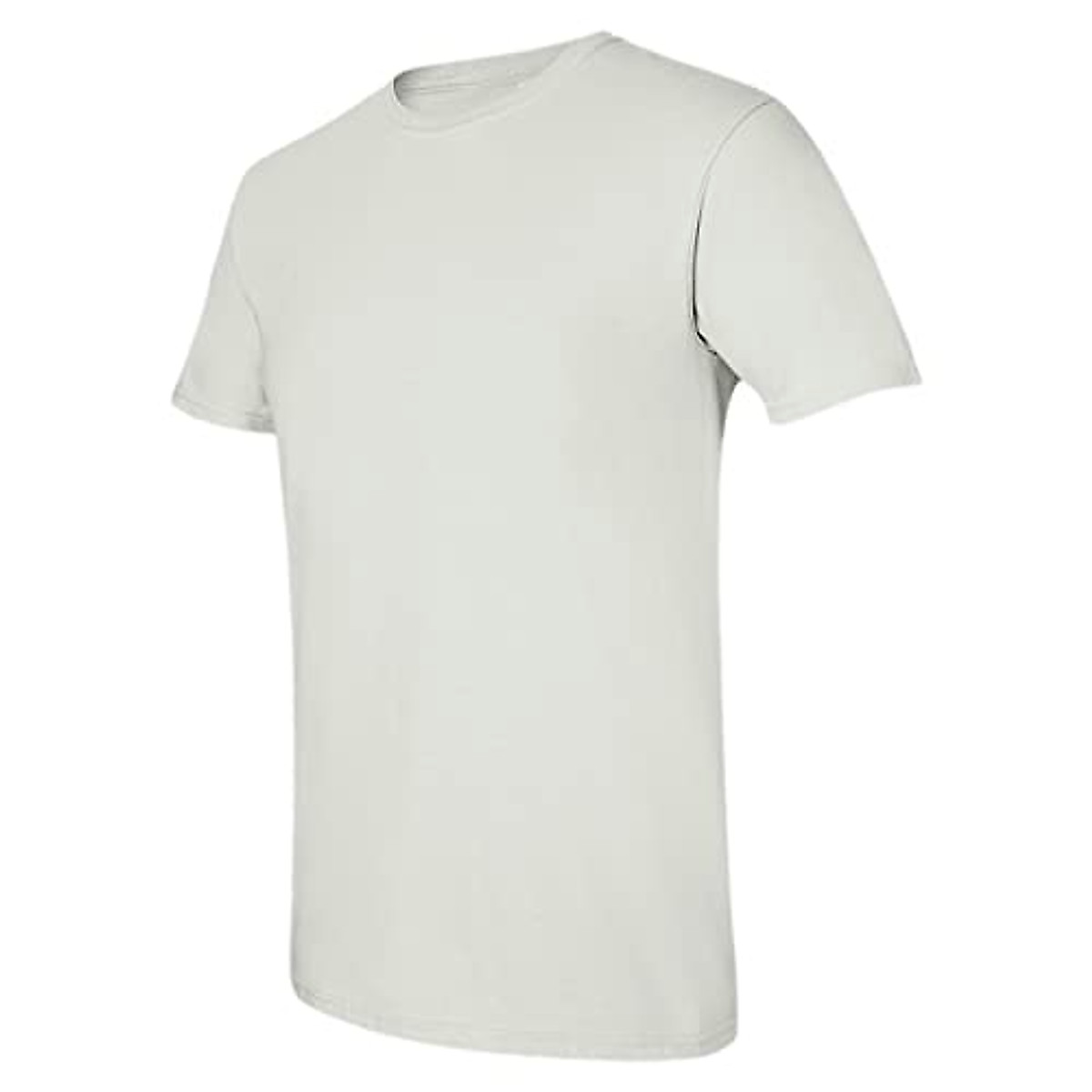 Gildan Men's Cotton Stretch T-shirts, Multipack, Artic White (Crew 3-Pack), Small