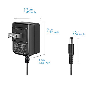 12V AC Power Adapter Compatible with Seagate Freeagent Goflex WD Western Digital My Book Essential Digital External Hard Drive HDD WD My Cloud Charger Cord (8.2FT)
