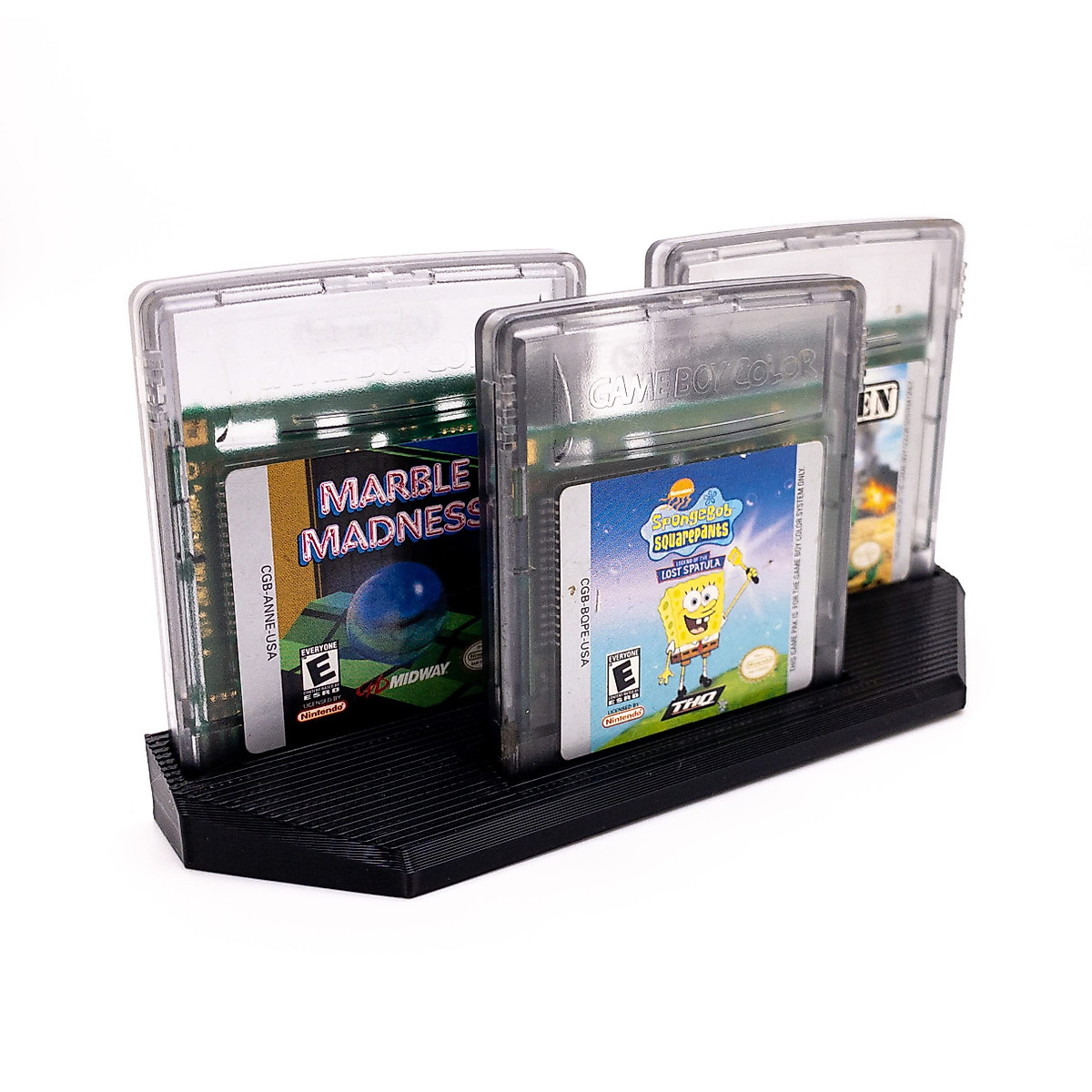 3 PACK - 3 Game Cartridge Display for Game Boy - GB GBC GBA - Fits All Nintendo GameBoys