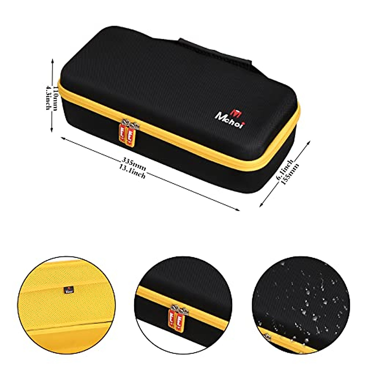 Mchoi Hard Carrying Case Fits for DEWALT 20V MAX Drywall Cutting Tool DCS551B, Case Only
