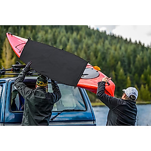 UCEDER 420D Waterproof Oxford Cloth Seal Cockpit Cover, Kayak Cockpit Drape Cover with PVC Coating Maximum Protection for Your Ocean Cockpit(Large 60x29 inch)