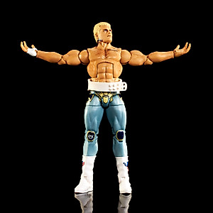 Mattel WWE Cody Rhodes Top Picks Elite Collection Action Figure, Articulation & Life-Like Detail, Interchangeable Accessories, 6-inch