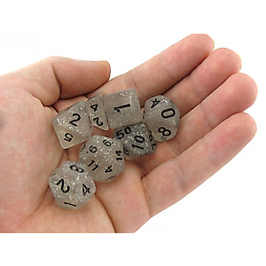 REAPER Miniatures 19031: Boss Dice - Starlight Glitter - Pizza Dungeon Dice