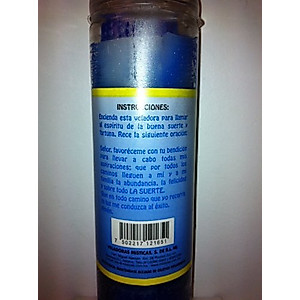 Rain of Luck (Lluvia De Suerte) 7 Day Prepared Scented Candle in Glass