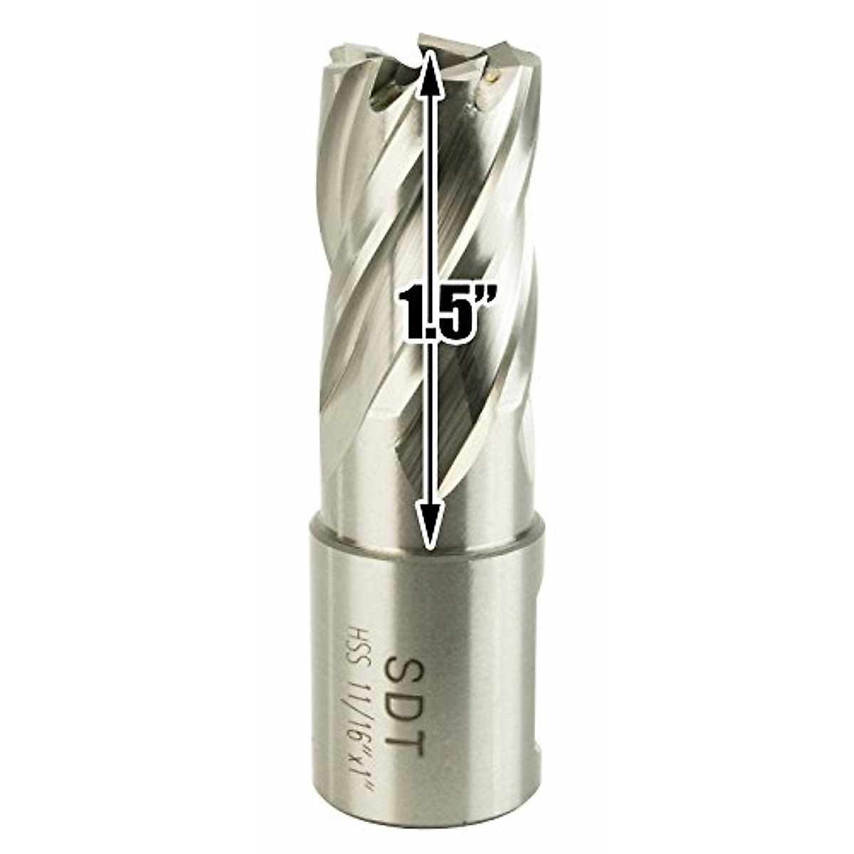 Steel Dragon Tools 11/16" x 1" High Speed Steel Annular Cutter with 3/4" Weldon Shank