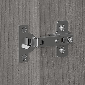 Bush Business Furniture Universal Tall Storage Cabinet with Doors and Shelves in Platinum Gray | Large Storage Unit for Home Office or Commercial Space