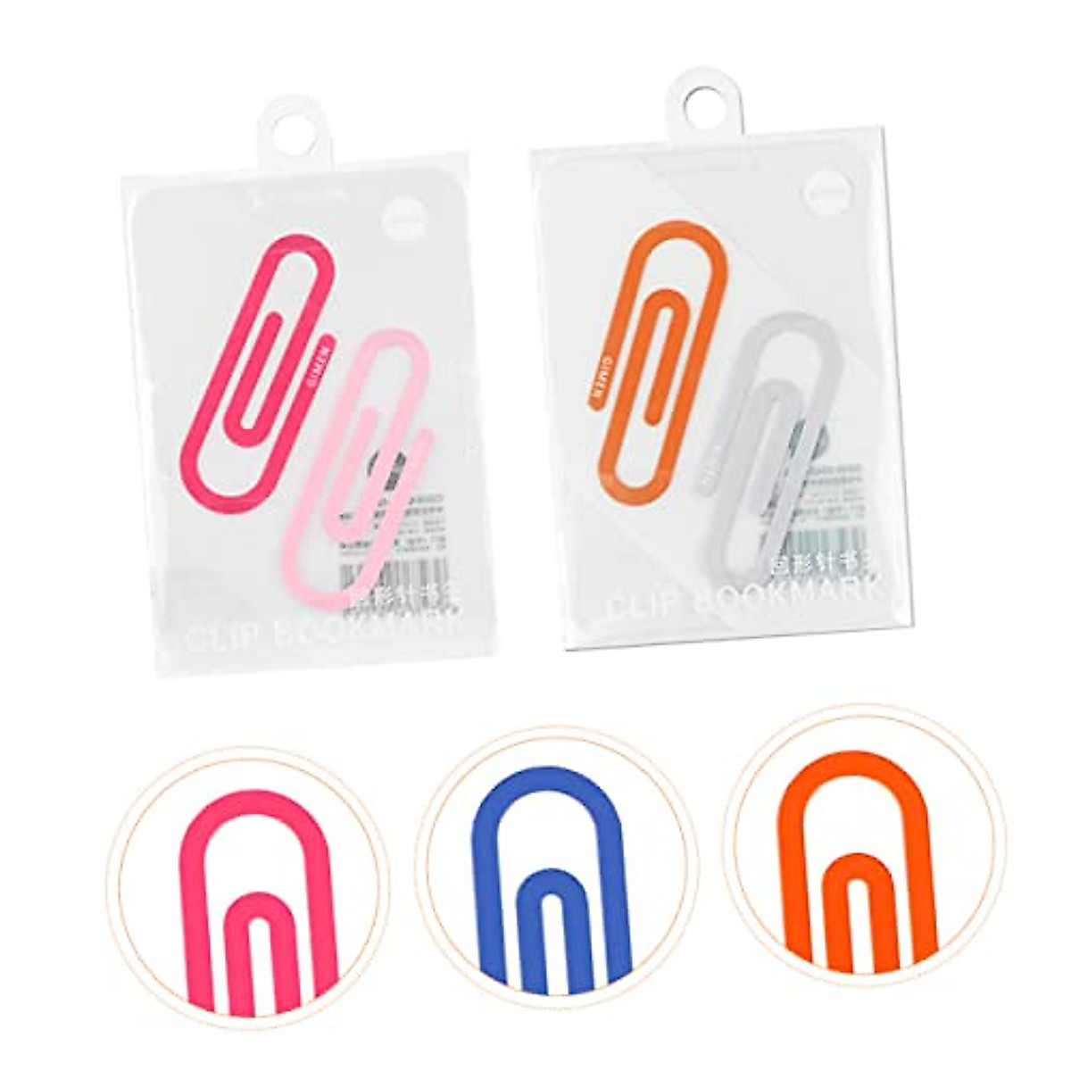 Operitacx 4pcs Paperclip Bookmark Paper Folders Metal Bookmarks Metal Folder Stationery Binder Clips Fun Paper Clips Notice Board Iron Paper Clips Students Paper Clips File Paper Clips