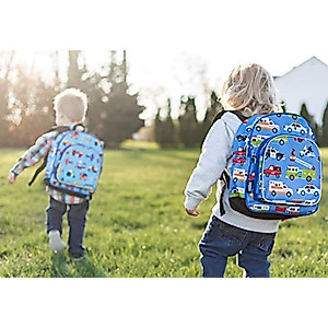 Wildkin 12-Inch Kids Backpack for Boys & Girls, Perfect for Daycare and Preschool, Toddler Bags Features Padded Back & Adjustable Strap, Ideal for School & Travel Backpacks (Heroes)