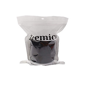 Teemico 50 Yards Black Elastic Foldover Ribbon Stretch Fold Over FOE Elastics for Hair Ties Headbands Making (5/8 inch Width)