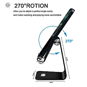 Adjustable Cell Phone Stand, LLSME Phone Holder, Cradle, Dock, Aluminum Desktop Stand Compatible with All Mobile Phone, iPhone, iPad Air/Mini