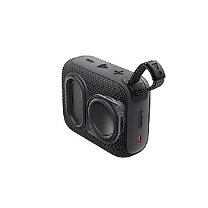 JBL Go 4 - Ultra-Portable, Waterproof and Dustproof Bluetooth Speaker, Big Pro Sound with Punchy bass, 7-Hour Built-in Battery, Made in Part with Recycled Materials (Black)