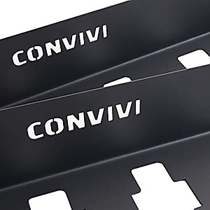 CONVIVI Design Power Tool Holder - Holds 6 Drills Power Tool Storage Rack (Black) - Cordless Power Tool Organizer for Garage - HeavyDuty Drill Holder Wall Mount - Easy to Install