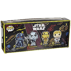 Funko POP! Star Wars Retro Series Darth Vader/Stormtrooper/C-3PO / Luke Skywalker 4 Pack