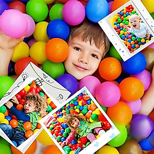 Weikap 50PCS Eco-Friendly Colorful Ball Soft Plastic Ocean Ball Funny Baby Kid Swim Pit Toy Water Pool Ocean Wave Ball(5.5CM)