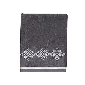 Avanti Linens - Bath Towel, Soft & Absorbent Cotton Towel, Nickel (Riverview Collection)