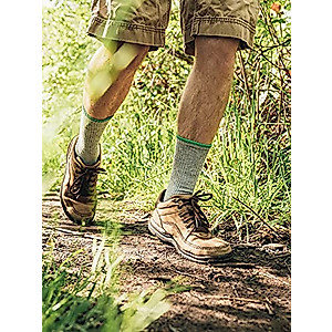 Insect Shield Sport Crew Sock, Stretchy and Comfortable Crew Socks with Padding and Tick Protection