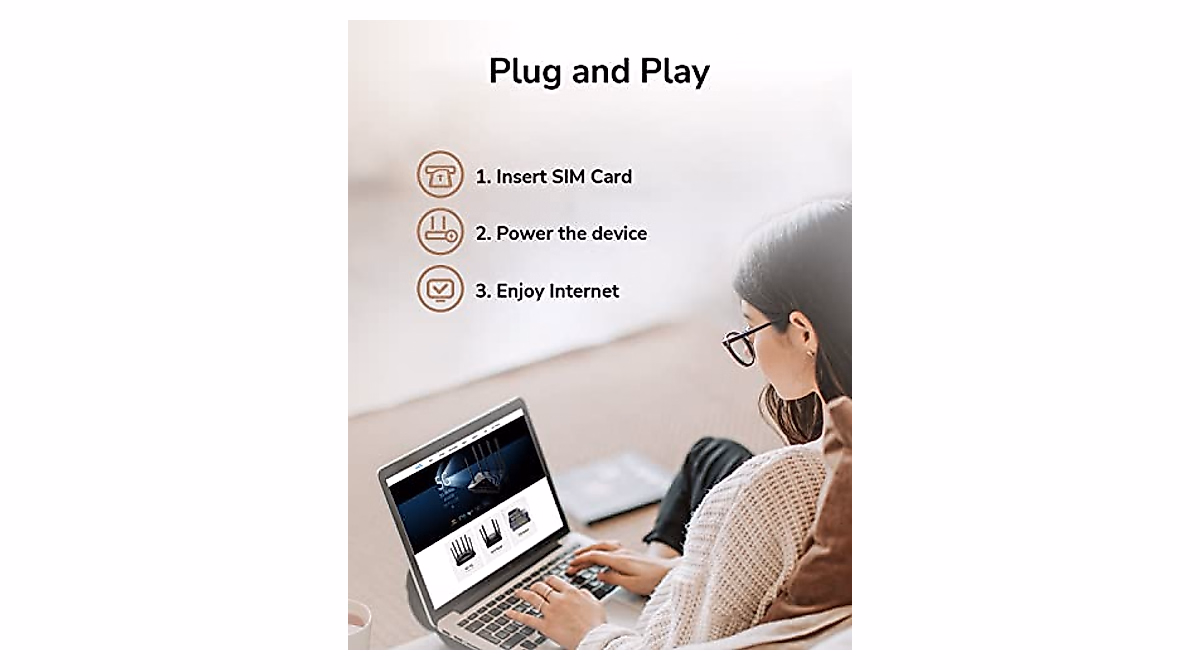 Cudy New AC1200 Dual Band Unlocked 4G LTE Modem Router with SIM Card ...