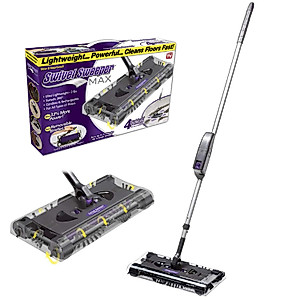 Ontel SWSMAX Swivel Sweeper, Purple