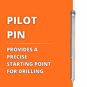 Fein Slugger Magnetic Drill Pilot Pin - Essential for Accurate Drilling & Easy Slug Ejection - 3/16" Diameter, 3-15/16" Length - 63134998315