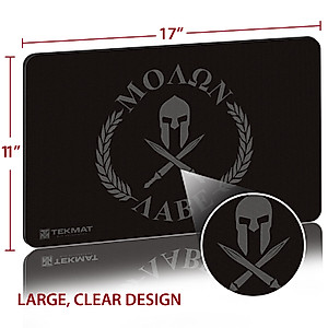 TekMat Molon Labe Come and Take Them Cleaning Mat