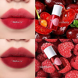 bayfree Lip Tint Stain Set, Lip Stain Long Lasting Waterproof, Lightweight, Non-sticky, Transfer-Proof, Matte Finish Lip Makeup (made into jam)