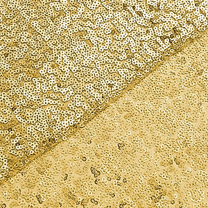 Sugargirl Gold Sequin Backdrop Curtain 4 Panels 2FTx8FT Glitter Gold Background Drapes Sparkle Photography Backdrop for Party Wedding Birthday Wall Decoration