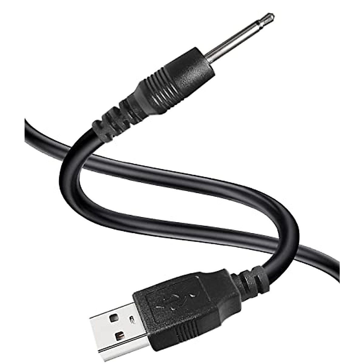 SCOVEE USB DC Charger,Rechargeable DC Charger Cord,Replacement DC Charging Cable,2.5mm Fast Charger Adapter Cord- 3ft