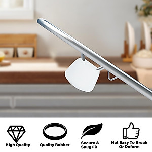 24P Sink Rack Rubber Feet for Kohler 84544-0 Kitchen Sink Rack, Replacement Sink Grid Stabilizer Feet - White