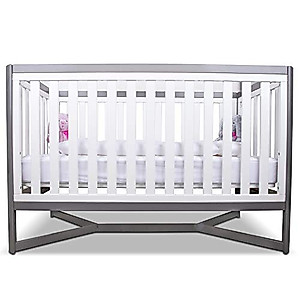 CIRCLESHOME 100% Cotton Toddler Comforter for Crib & Bed, Healthy and Breathable Baby Quilt Blanket (37x52) White