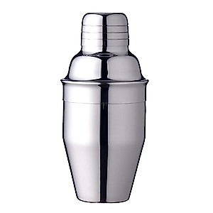 Delidge Cocktail Shaker Small Martini Shaker Stainless Steel Small Drink Shaker with Strainer and Lid Top, Mini Martini Shaker Bar Shaker (8.4oz/250ml，small) Shakers Bartending