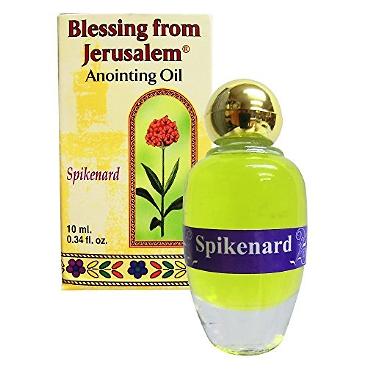 Spikenard Jerusalem Anointing Oil 0.4 fl.oz from The Land of The Bible