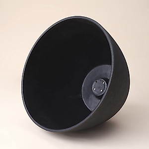 LA JOLIE MUSE Outdoor Planter Flower Pots Outdoor- 11.3 Inch Planter with Drainage for Indoor Outdoor Plants Flowers, Black, Set of 2