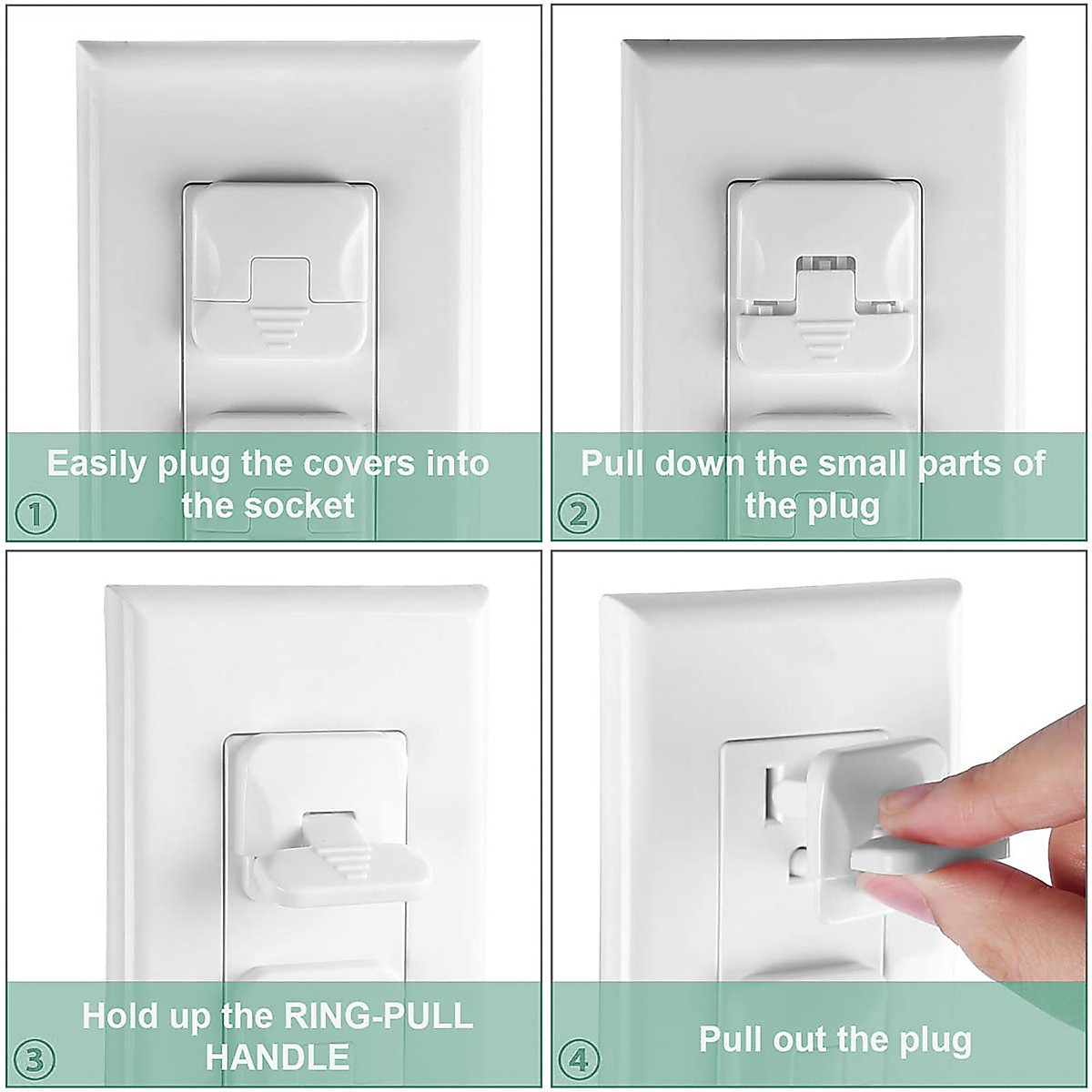 YIDADAUS 38 Pack Baby proofing Outlet Plugs,Outlet Covers Baby proofing,Baby Safety Products,Baby proofing,Outlet Plug Covers,Outlet Plugs Baby,Proof Child Safety Outlet Covers Toddler Safety