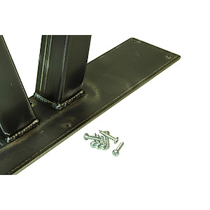 Metal Table Legs - A Frame Style - Distressed Steel Finish