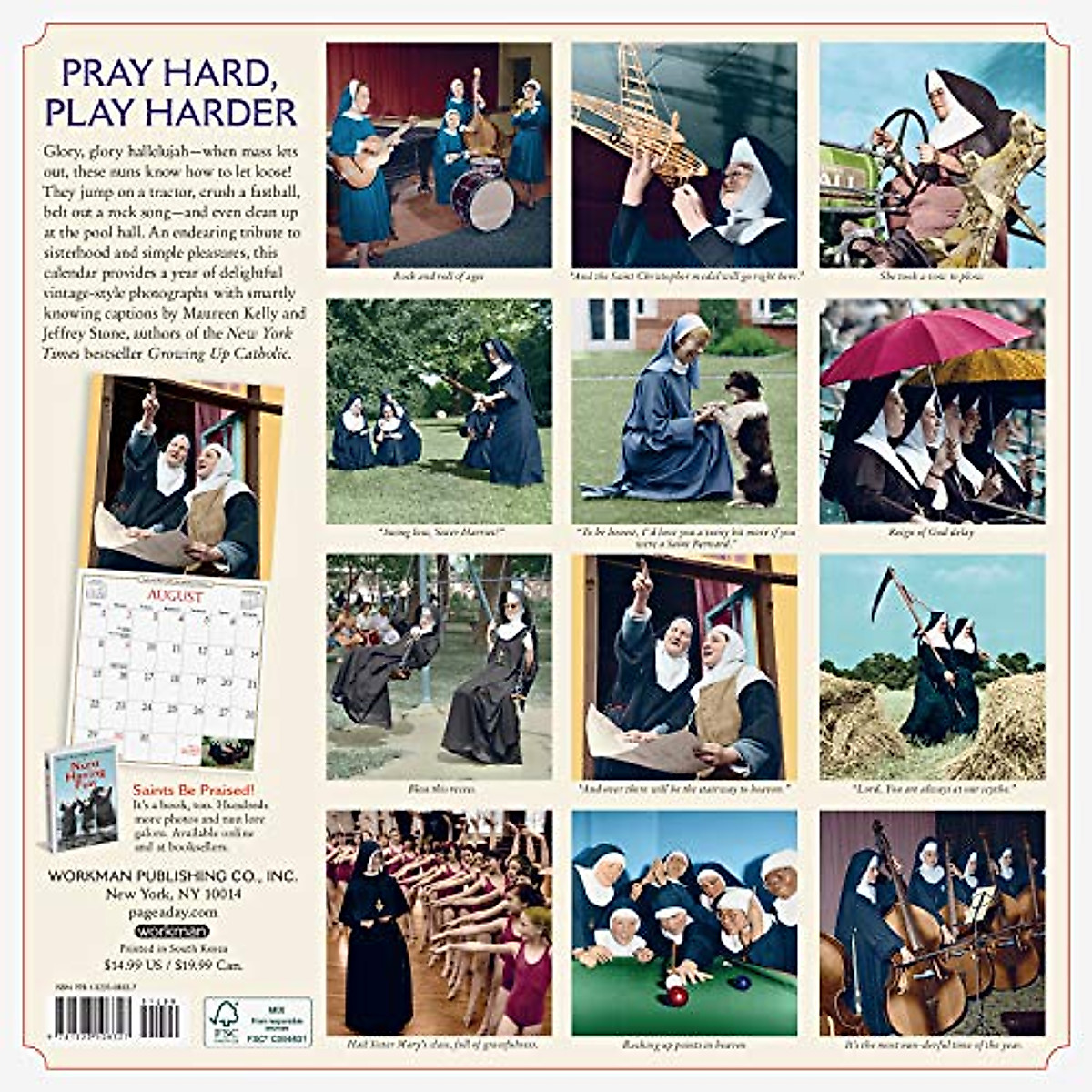 Nuns Having Fun Wall Calendar 2021