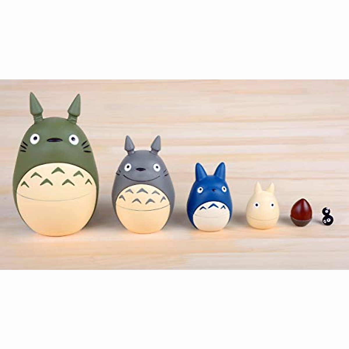 Ensky - My Neighbor Totoro - Totoro Nesting Dolls - Official Studio Ghibli Merchandise