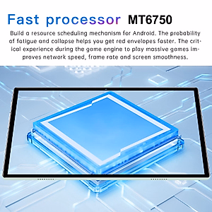 Pomya Tablet, 10 Inch 5G WiFi HD Tablet for Android 11, 8GB RAM 128GB ROM Tablet Supports 4G Network Calls, 7000mAh USB C Rechargeable Tablet for Daily Use