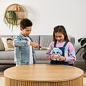 Magic Mixies Magical Misting Crystal Ball with Interactive 8 inch Blue Plush Toy and 80+ Sounds and Reactions