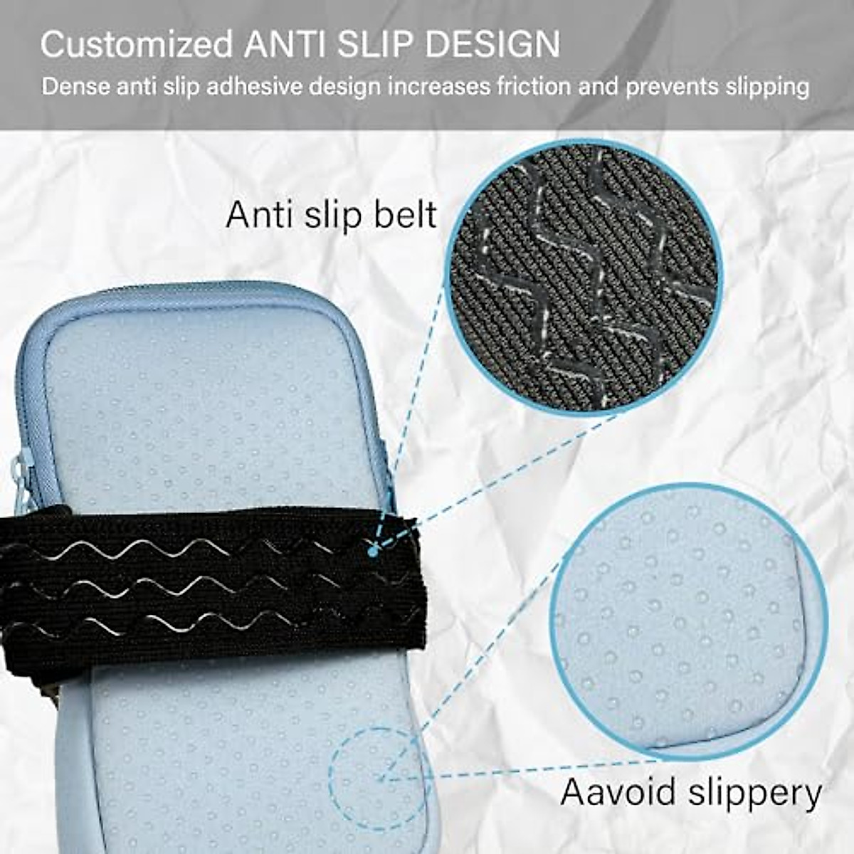 Water Bottle Pouch for Stanley, Water Bottle Accessories, Stanley Fanny Pack, Stanley Tumbler Accessories, Stanley Cup Pouch, Gym Accessories for Women, Stanley 40oz Accessories - Glacial Ice