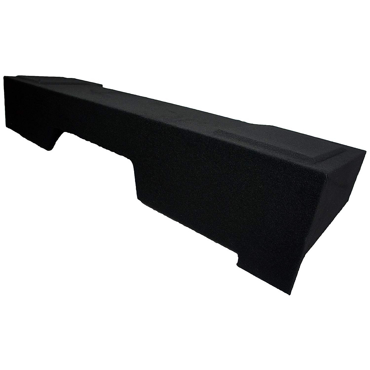 American Sound Connection Compatible with Chevy Silverado or GMC Sierra Full Size Extended Cab Truck 2007-2013 Dual 10" Subwoofer Sub Box Speaker Enclosure