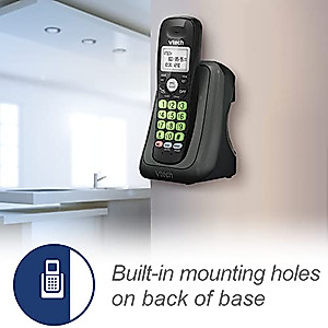 VTECH VG101-21 DECT 6.0 2-Handset Cordless Phone for Home, Blue-White Backlit Display, Backlit Big Buttons, Full Duplex Speakerphone, Caller ID/Call Waiting, Easy Wall Mount, Reliable 1000 ft Range